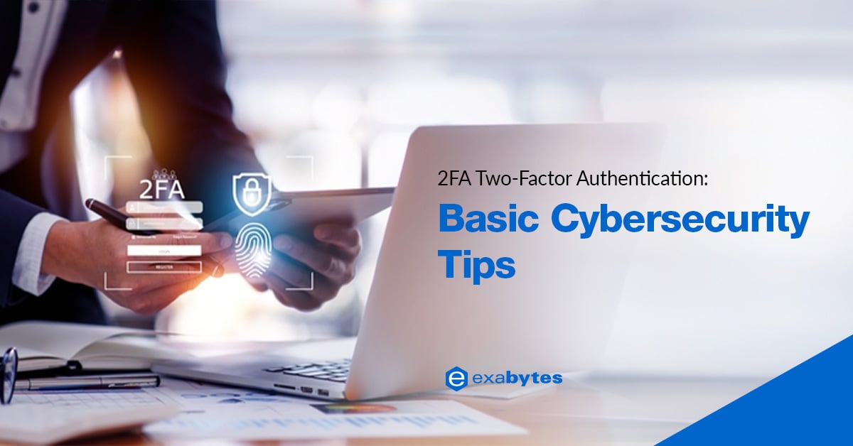 Basic Cybersecurity Tips 2fa Two Factor Authentication
